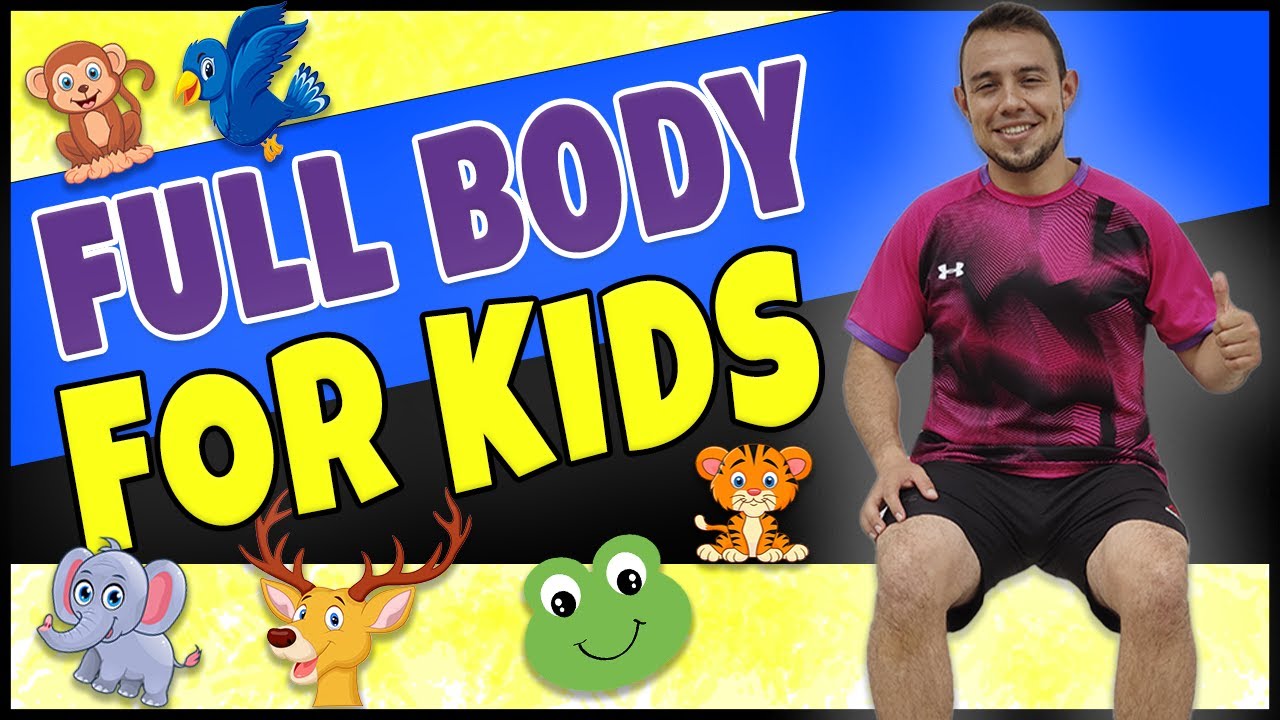 15 minutes Full Body for KIDS 🟡 (No equipment) - YouTube