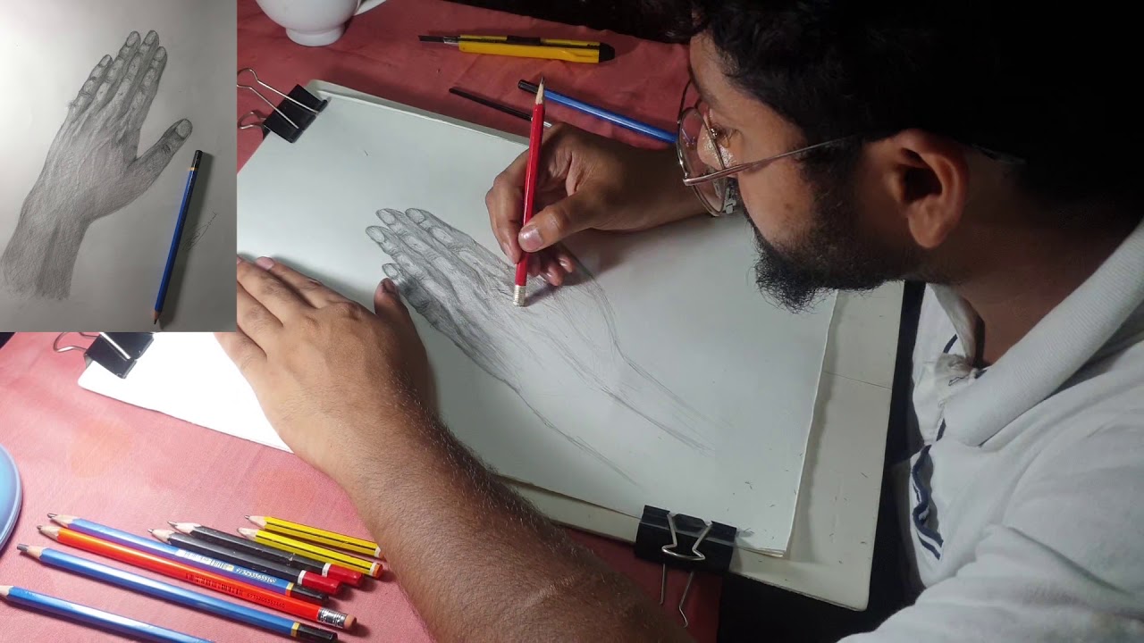 Amazing 3D Hand Drawing - YouTube