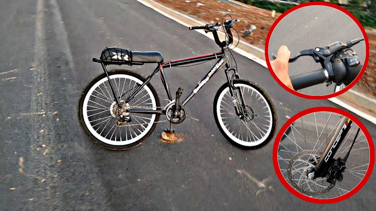 BIKE CHECK ARO 26 FREIO HIDRÁULICO - YouTube