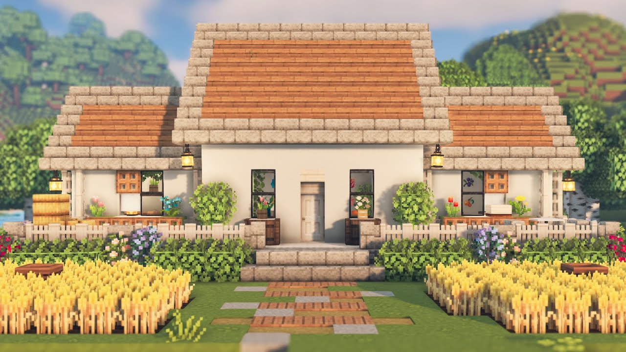 Create a beautiful cottage in Minecraft | Tutorial - YouTube