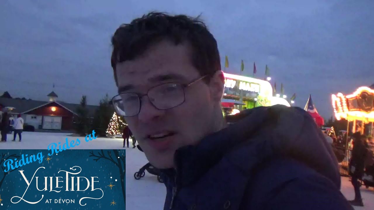 Riding the Rides (and Eggnog) at Yuletide at Devon 2023 - YouTube