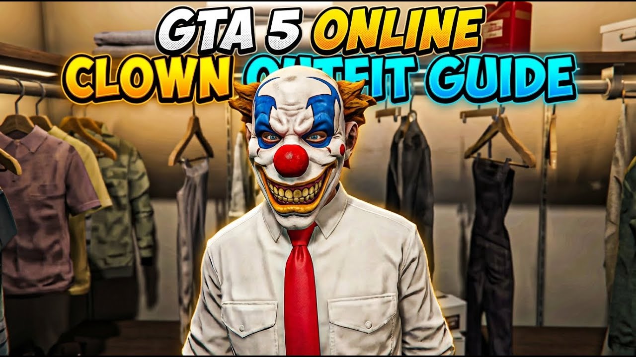 GTA 5 Online - Making A Clown Outfit - YouTube
