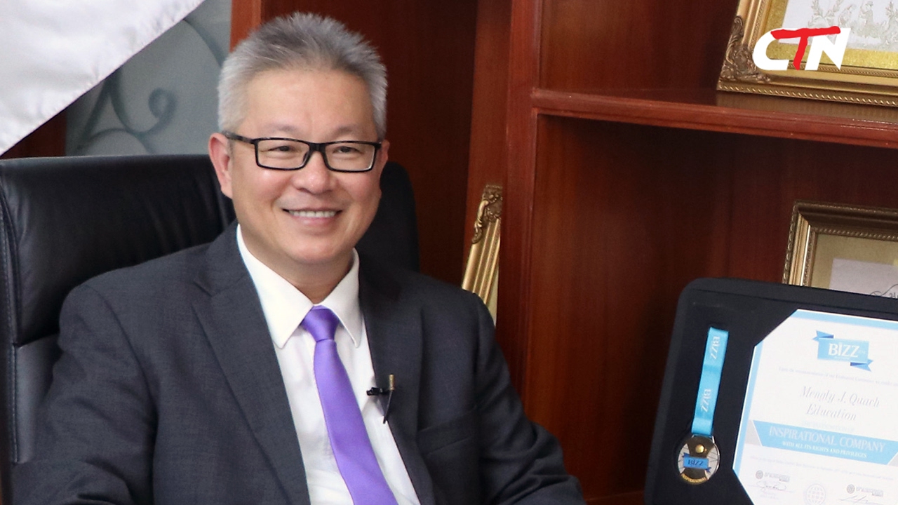 Oknha Mengly J. Quach was interviewed by CTN on The Fast Development of ...