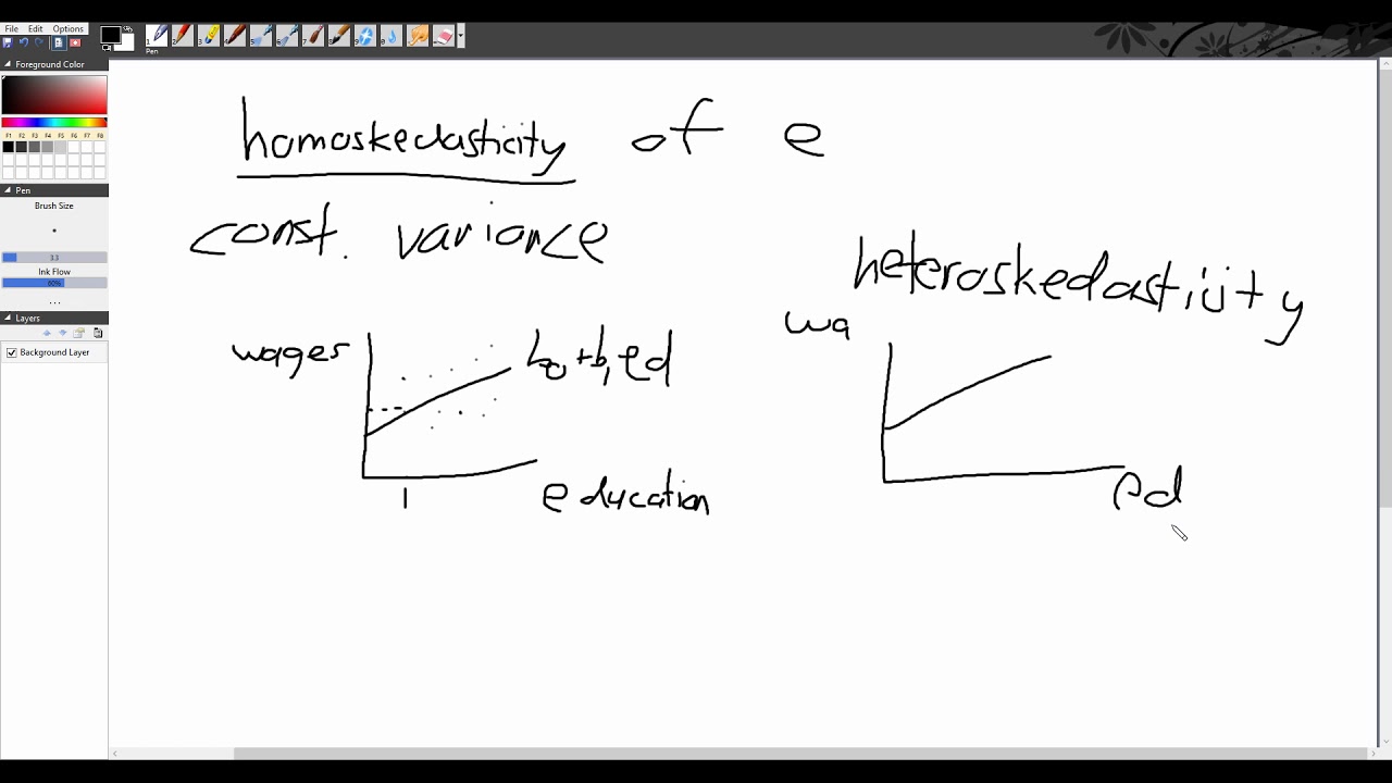 Econometrics: Homoscedasticity in 3 minutes - YouTube