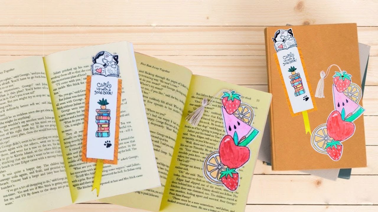 2 Fun and Easy DIY Bookmarks You Need to Try! - YouTube