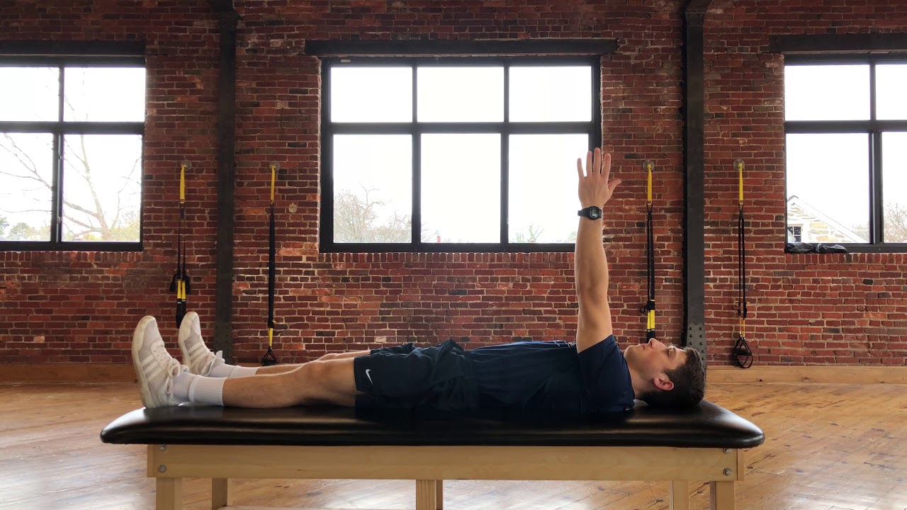 Supine Scap Punch - YouTube