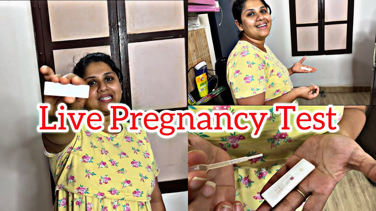 Live pregnancy Test 🤰 - YouTube