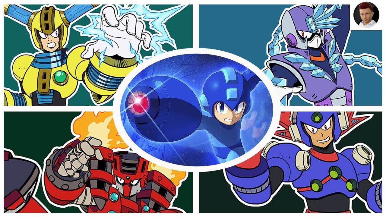 Mega Man 11 - All Bosses + Ending - YouTube