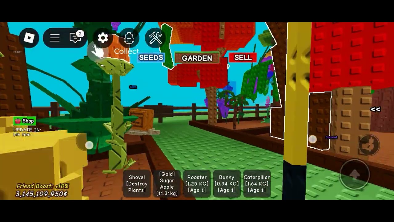 Nag grow a garden kame ni junior gaming - YouTube