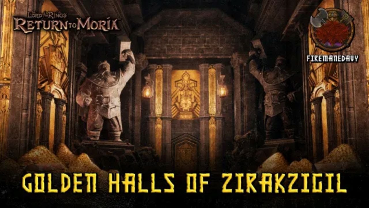 Return to Moria - The Golden Halls of Zirakzigil! - YouTube
