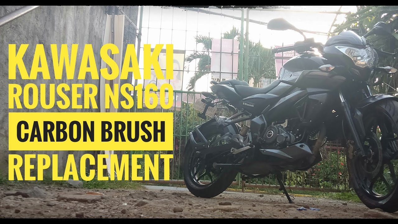 2018 Kawasaki Bajaj Rouser NS160 Fi Carbon Brush Replacement - YouTube