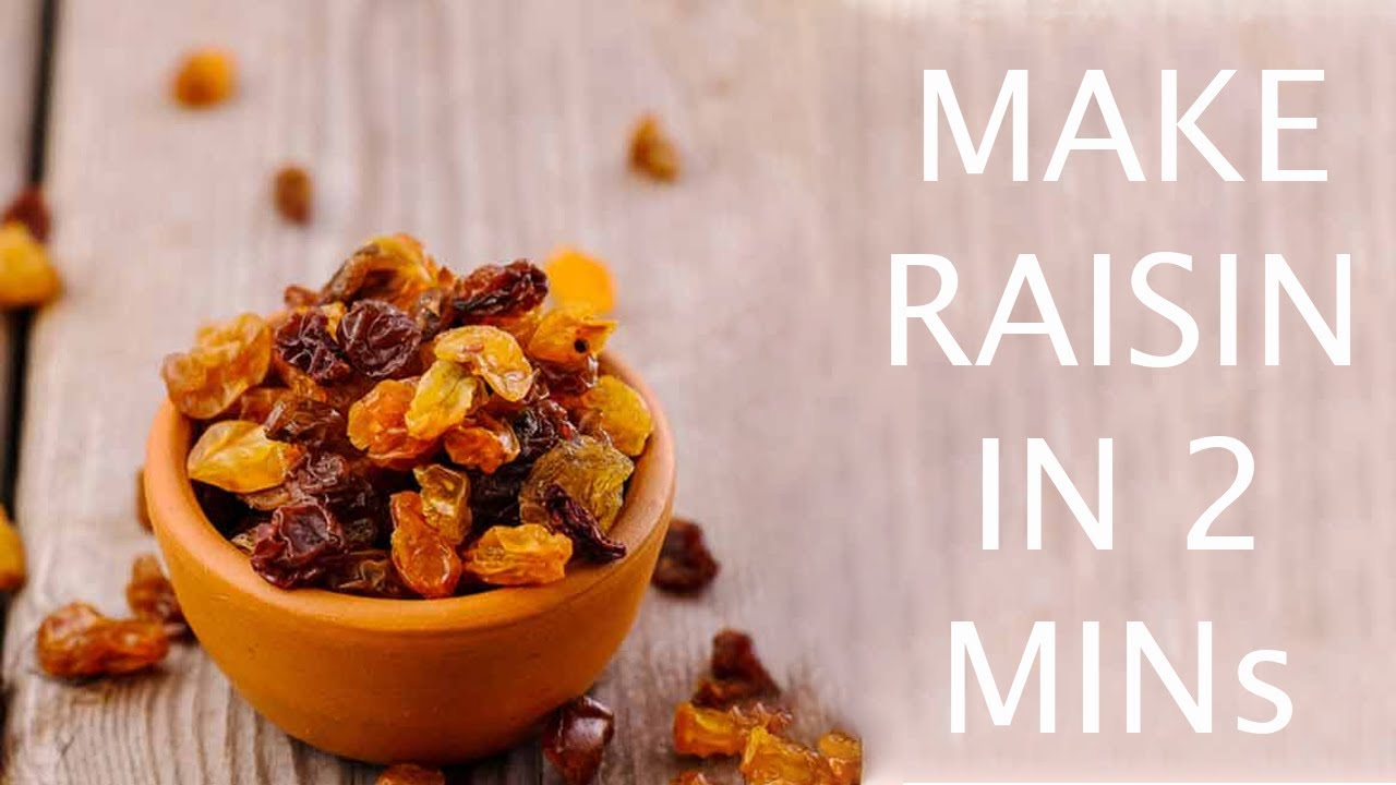 How to make Raisins (Kishmish) at home in 2-mint |By Nikks Luv - YouTube