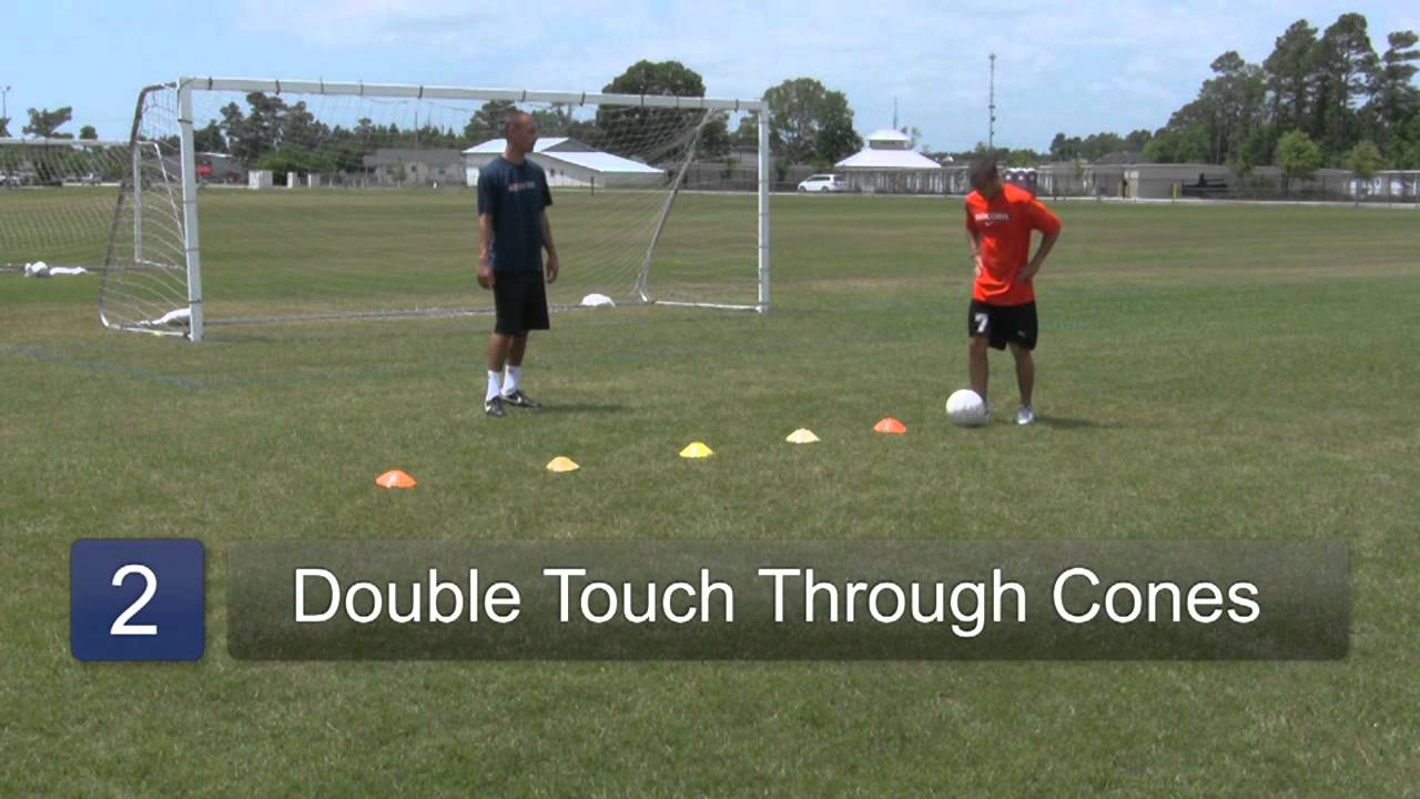 Ankle Dribble: Beginning Soccer Drill : Soccer Tips - YouTube