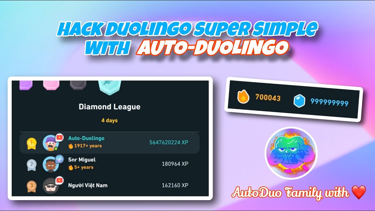 [AutoDuo] Hack Duolingo Super Simple With AutoDuolingo! AutoDuolingo Installation And Upgrade ...