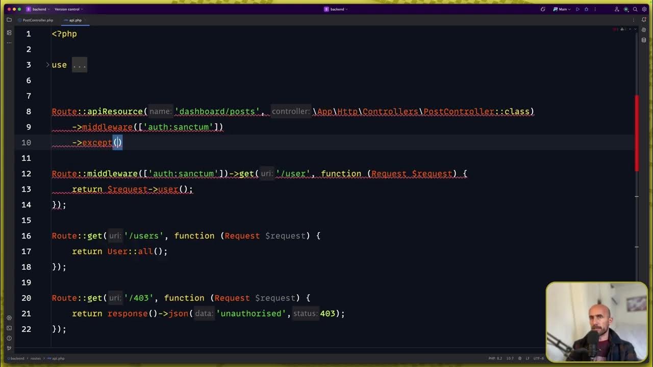 13 Backend Model Migration and Controllers - Laravel VueJS Tutorial 2025 - YouTube