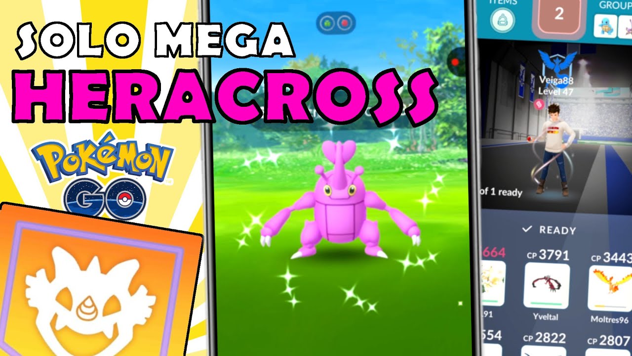 I solo MEGA HERACROSS for a SHINY SURPRISE - YouTube