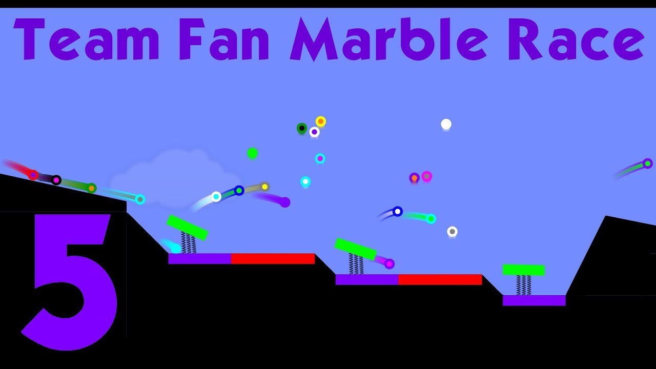 The Team Fan Marble Race Part 5 (Algodoo) - YouTube