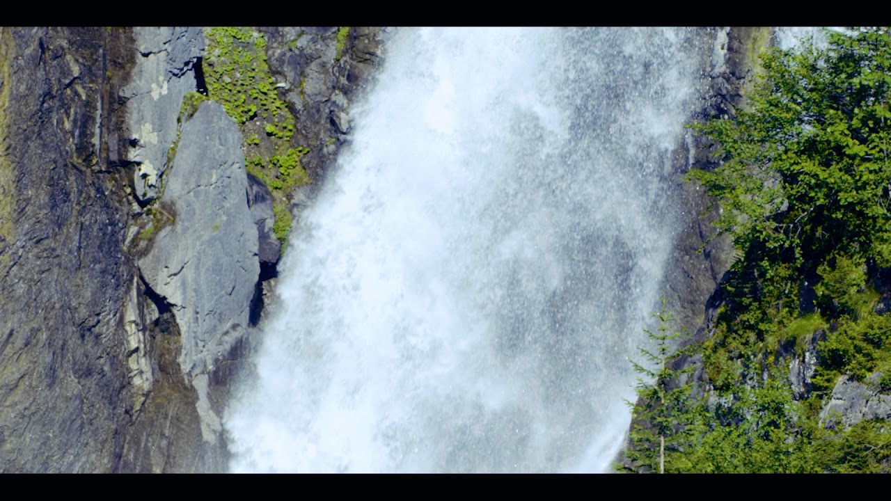 Waterfall filmed in Switzerland on 16mm, using a Bolex 16 Pro - YouTube