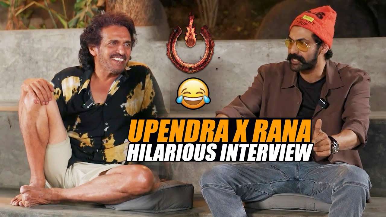 Rana & Upendra Hilarious Interview About #UIthemovie | Upendra X Rana ...
