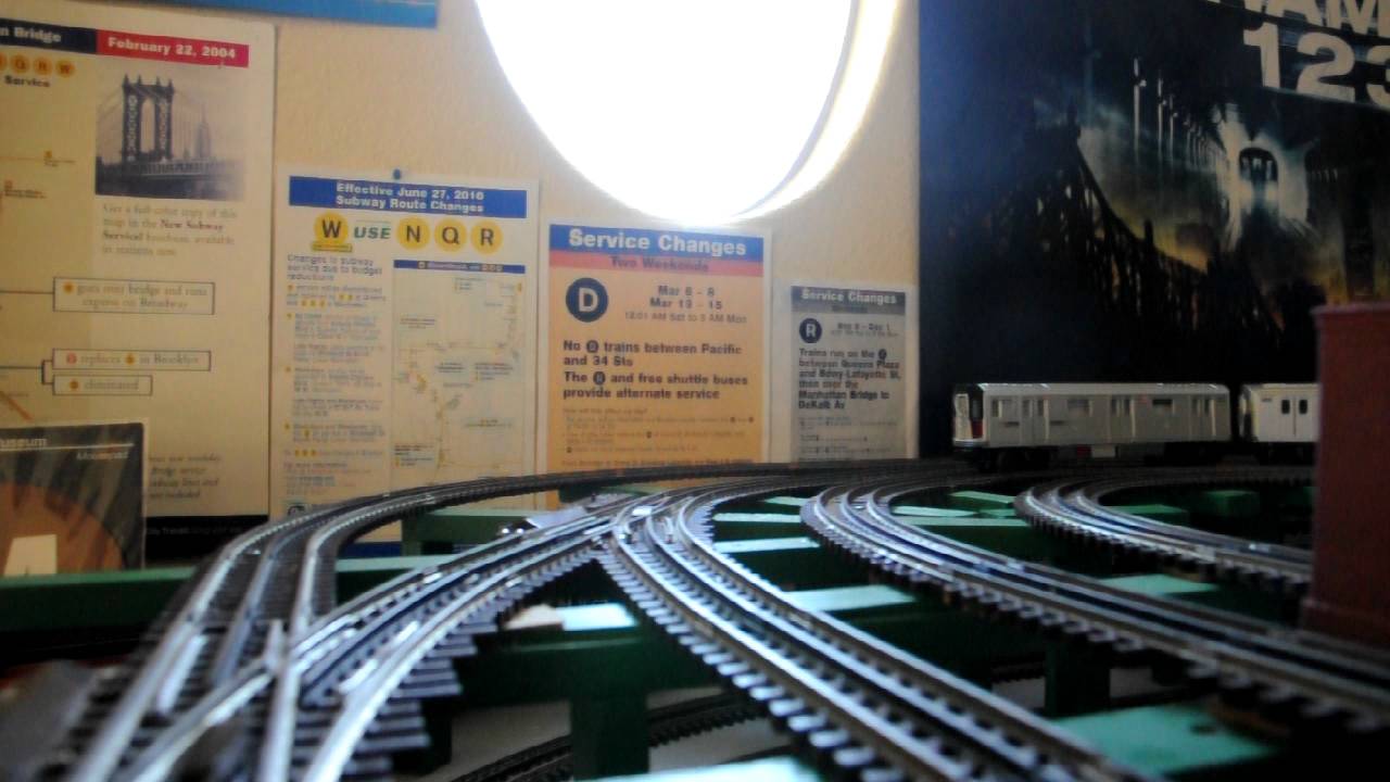 MTH MTA NYC Transit R-32 D Train Subway Set - YouTube