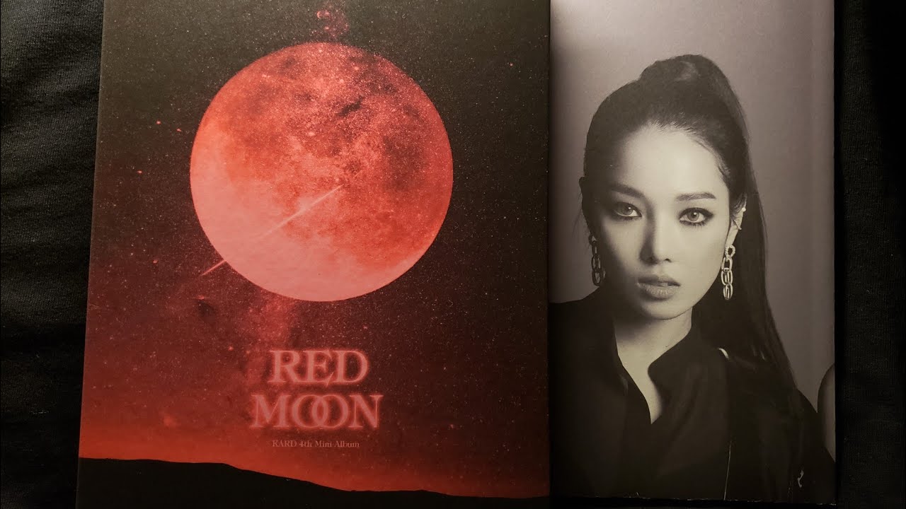카드 KARD - RED MOON 4TH Mini Album Unboxing - YouTube