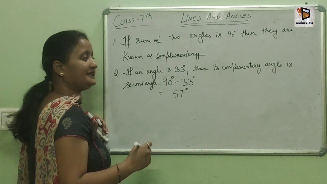 🆕imp . Sum Lines And Angles Class 7th | KOMAL BANSAL | ONLINE CLASS524 ...