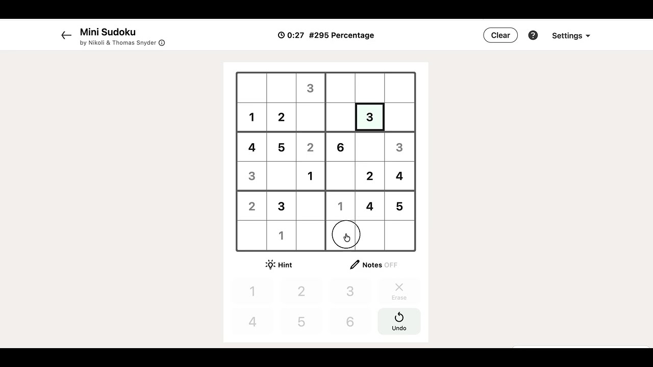 LinkedIn Mini Sudoku #295 Answer | PuzzNest