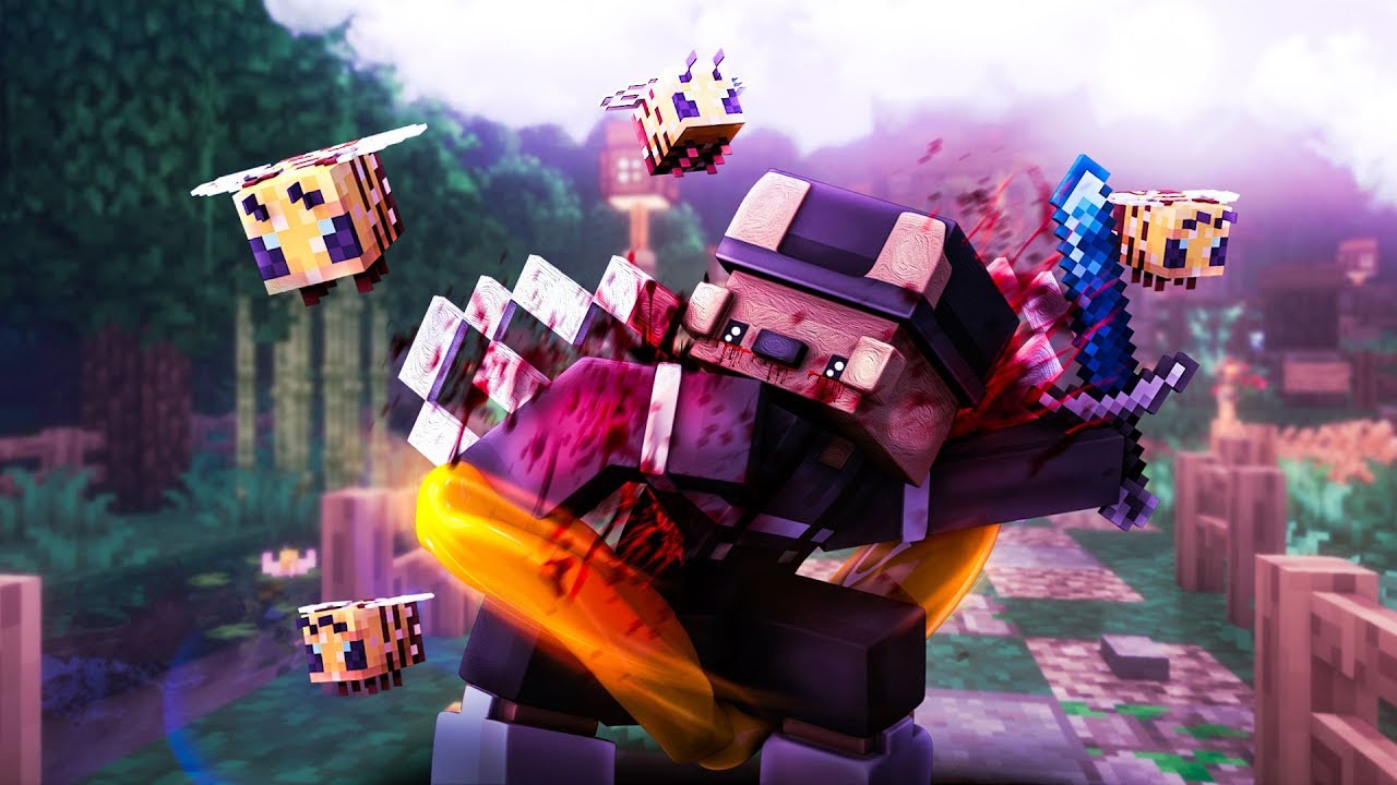 Fortnite x Minecraft Banner Speedart Puki I Cgraphics - YouTube