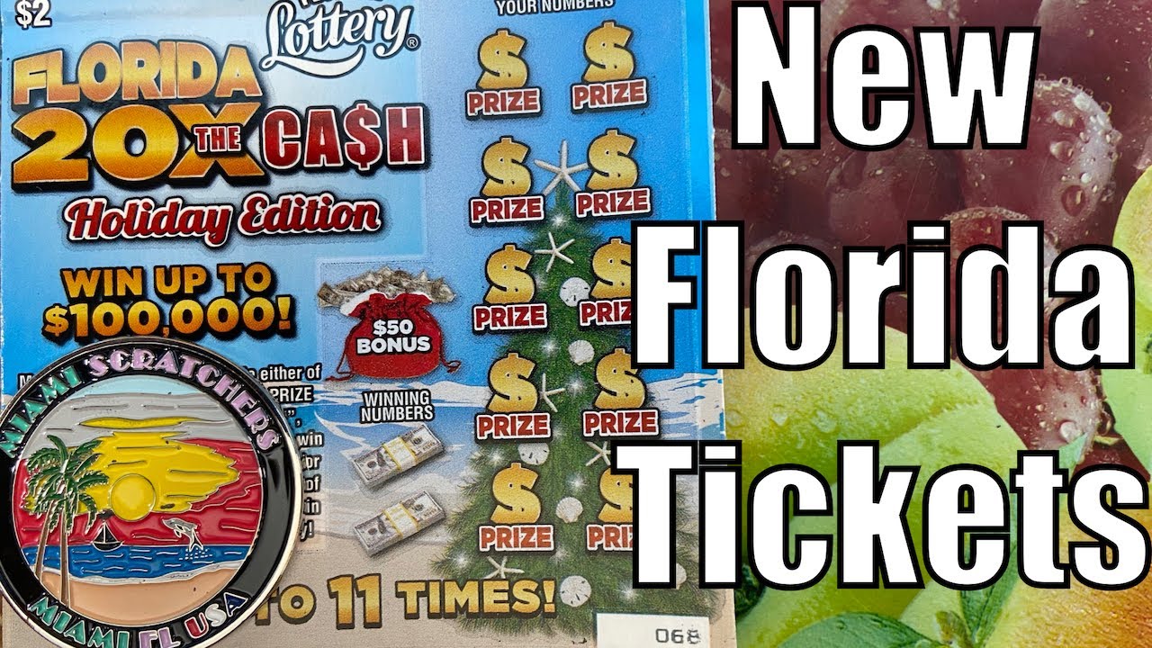 NEW FLORIDA LOTTERY 20X THE CASH HOLIDAY SCRATCH OFF TICKETS 🙏👍🤑 - YouTube