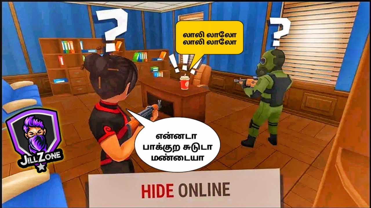 Hide Online Hunter vs Prop என்ன அடி 😂🤣 || JILL ZONE 2.0 - YouTube