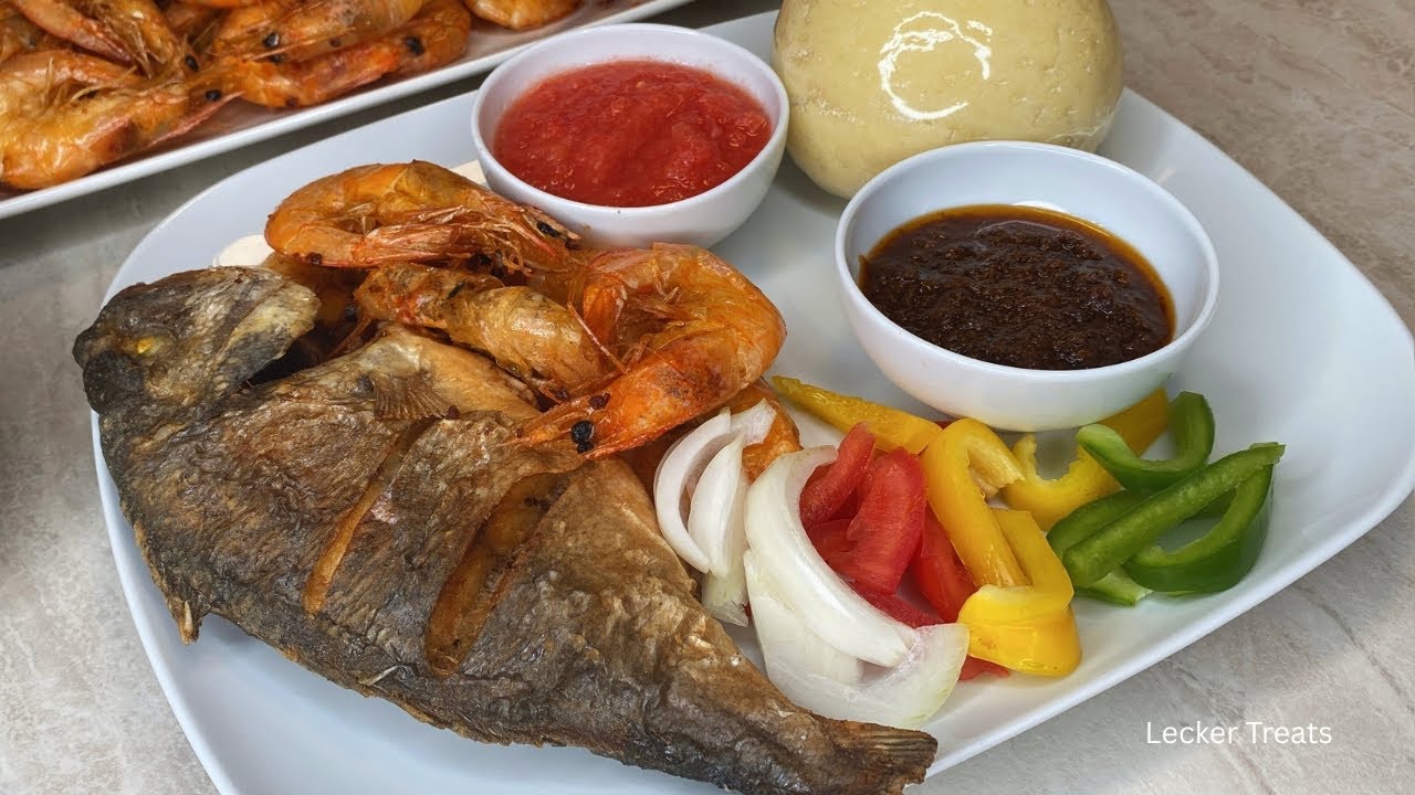 Cook With Me - Fried Fish, Shrimps & Semolina - YouTube