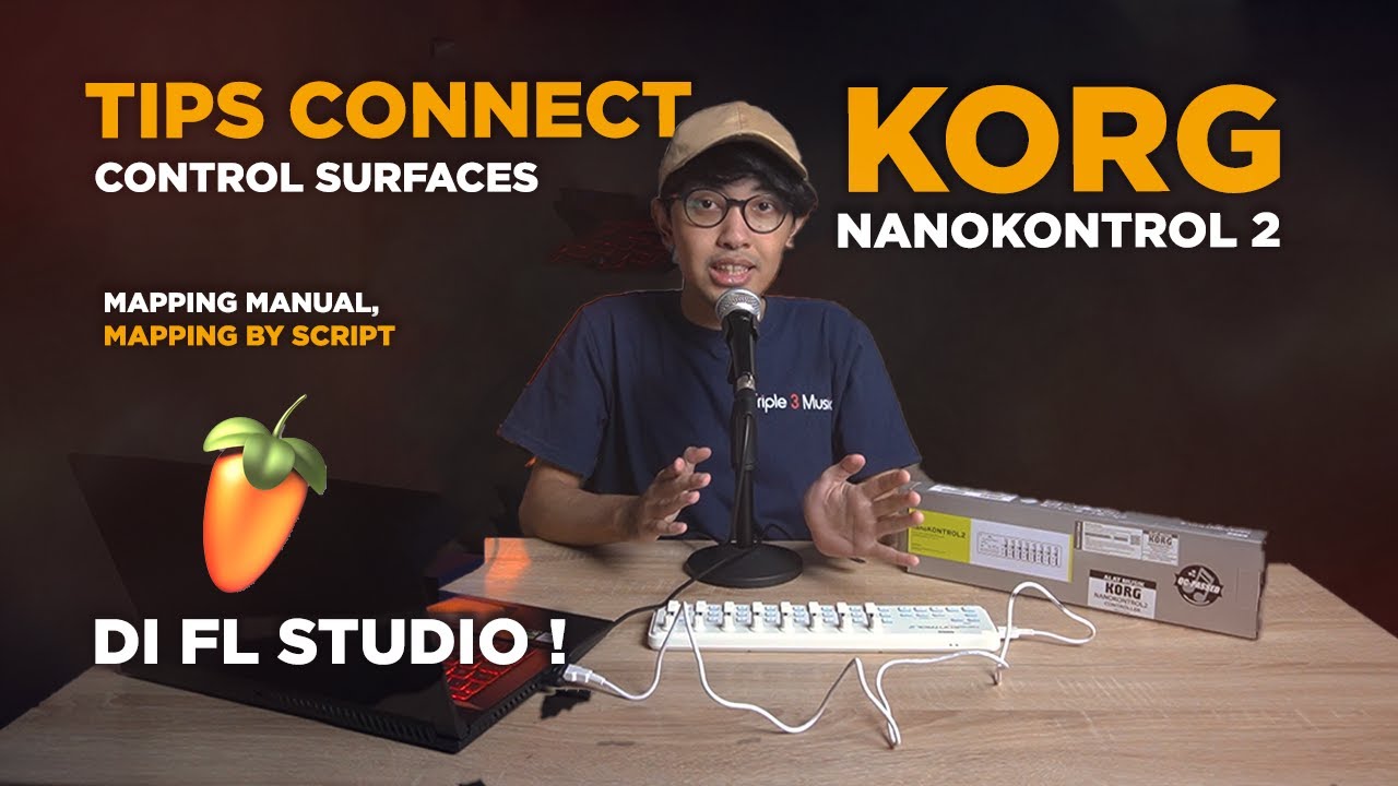 Tutorial Cara Mapping Korg Nanokontrol 2 ke DAW FL Studio ! - YouTube