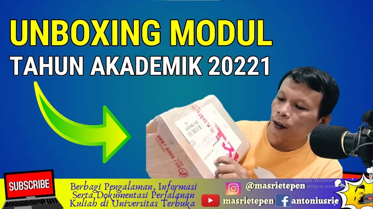 Unboxing Bahan Ajar UT - Modul Tahun AKademik 2022.1 - YouTube