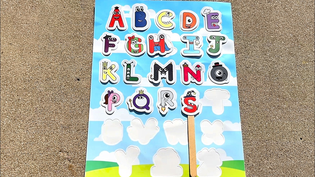Sticker Letters A–Z | English Tree Playhouse - YouTube