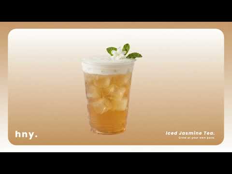 Iced Jasmine Tea ✿ Grow at your own pace.