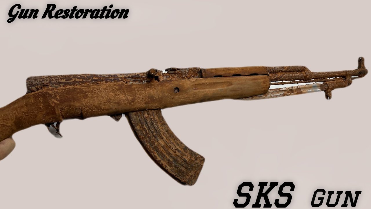 The Russian SKS || SKS-45 Rifle Restoration || 7.62mm restoration ...