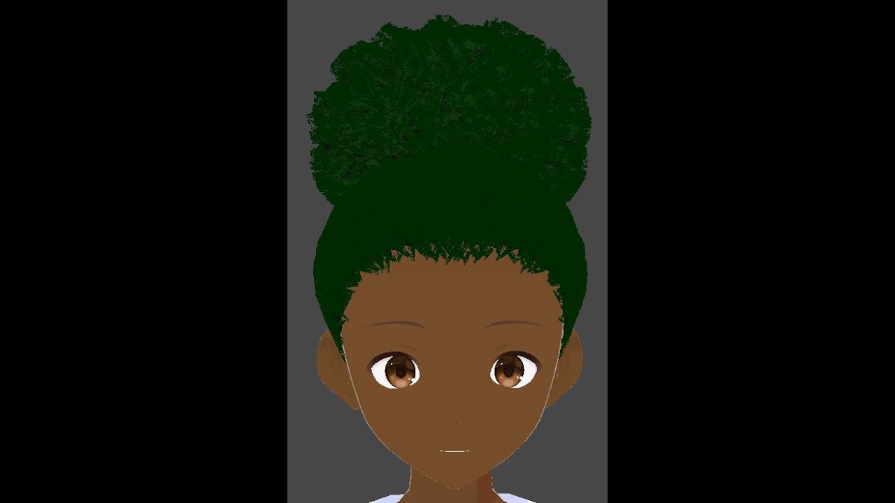 VRoid Afro Bun Tutorial - YouTube