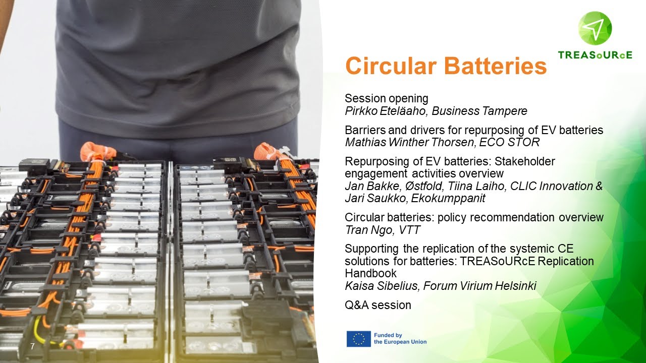 Barriers and drivers for repurposing of EV batteries - YouTube