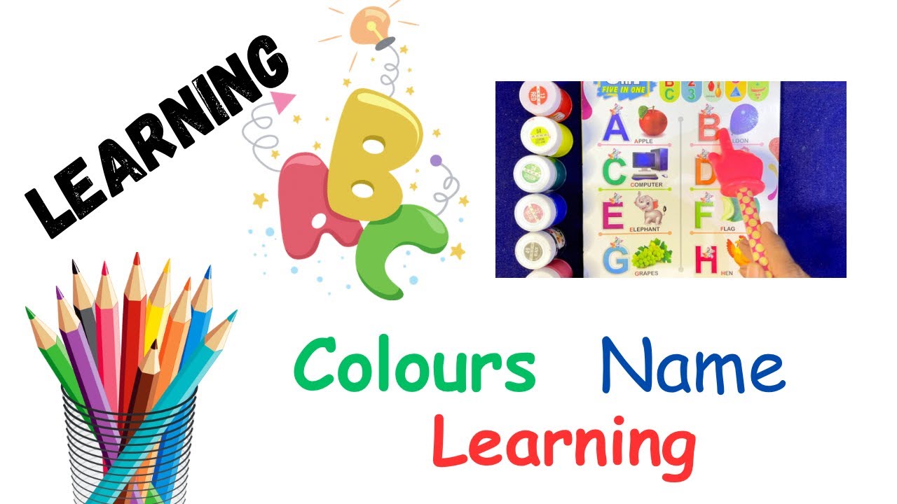 Alphabets abcd learning with colours name learning |abcd learning video ...