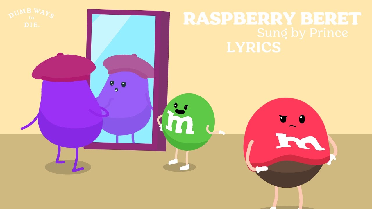 Dumb Ways to Die - Raspberry Beret (Sung by Prince) (Lyrics) - YouTube