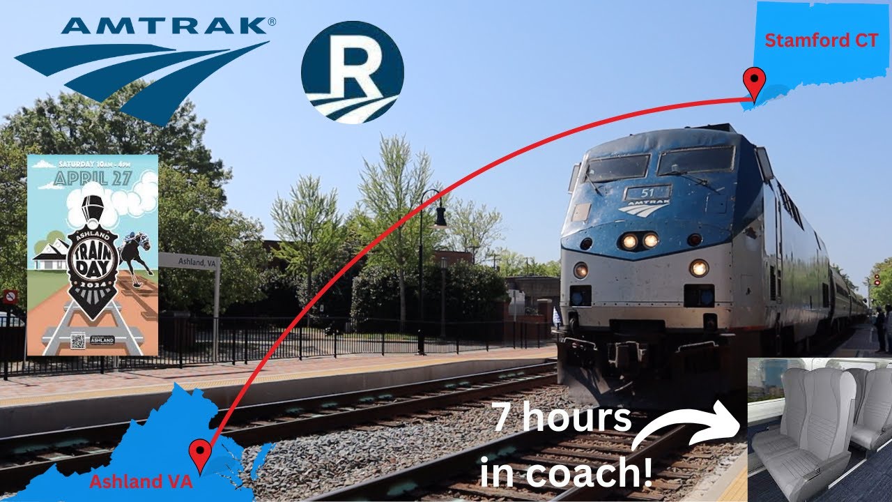 Amtrak Round Trip to Ashland Train Day 2024 - YouTube