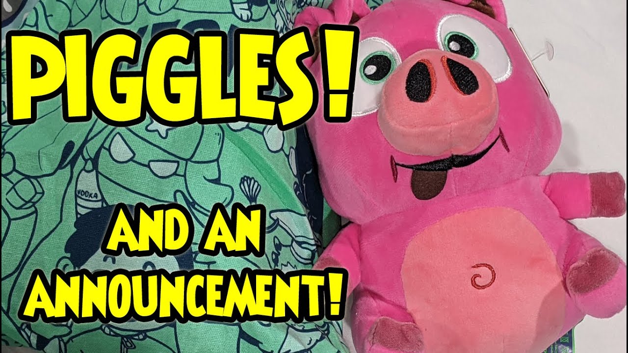 Wizard101: 🐷PIGGLE PLUSH 🐷UNBAGGING ... AND ANNOUNCEMENT!!! - YouTube