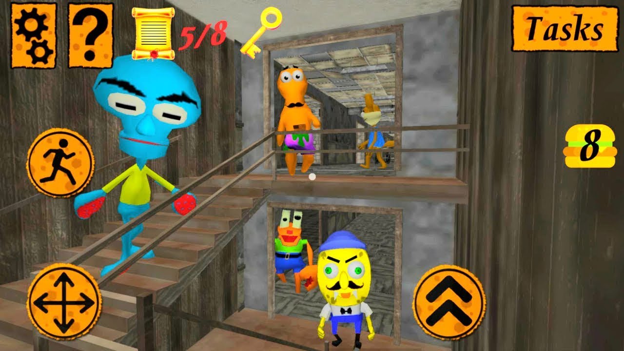 СОБРАЛИСЬ все СОСЕДИ! обновленная Игра СПАНЧ боб ДЕЛАЮ КОНЦОВКУ ...