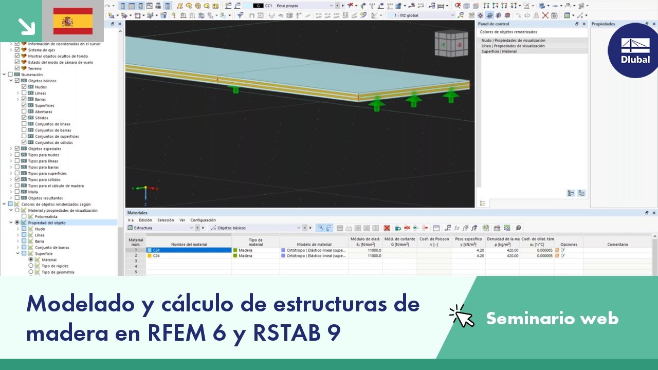 Modelado y cálculo de estructuras de madera en RFEM 6 y RSTAB 9 - YouTube