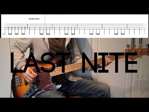 The Strokes - Last Nite - Bass Cover With TABS - YouTube