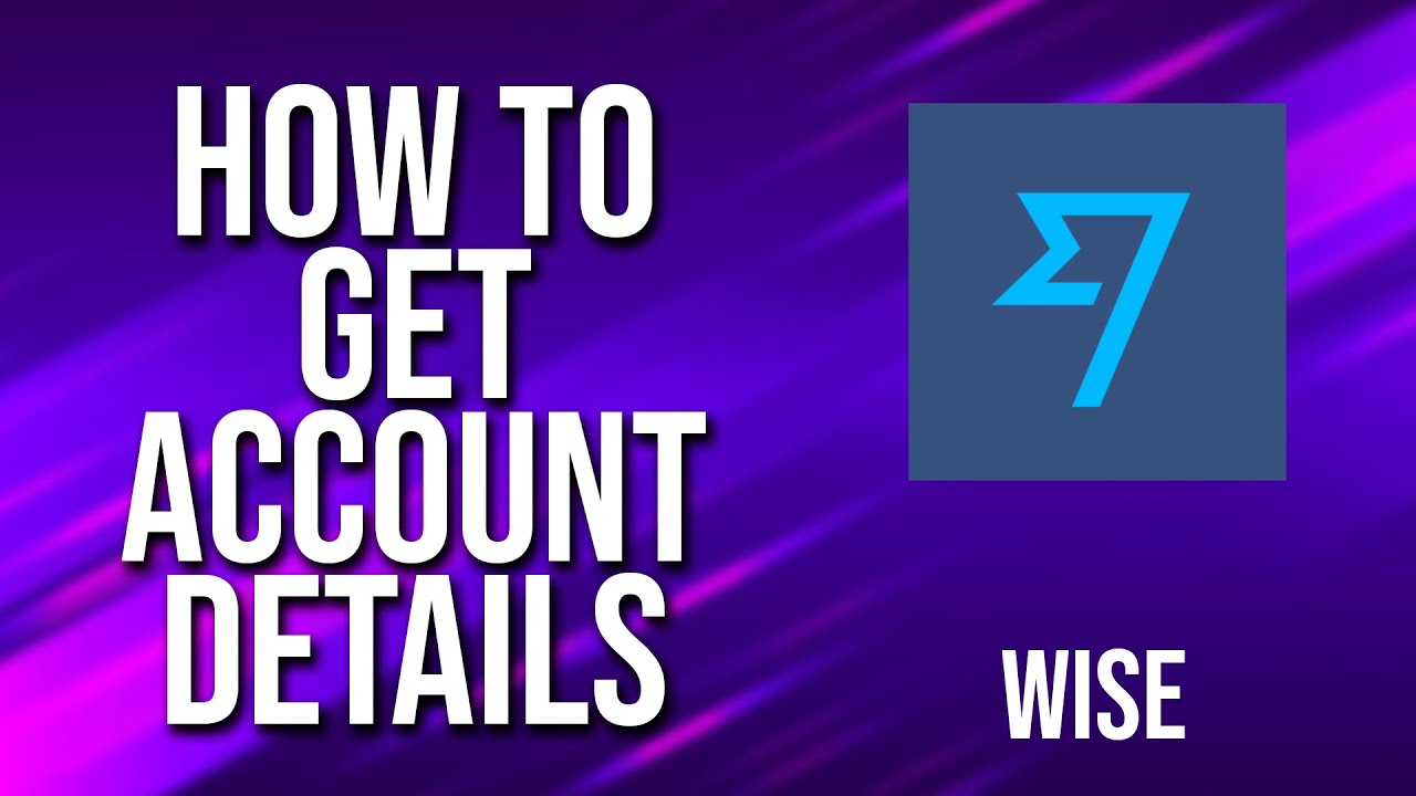 How To Get Account Details Wise Tutorial - YouTube