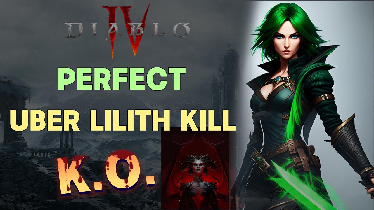 PERFECT Uber Lilith Kill! NO Uber Unique, Poison DOT ROGUE BUILD ...