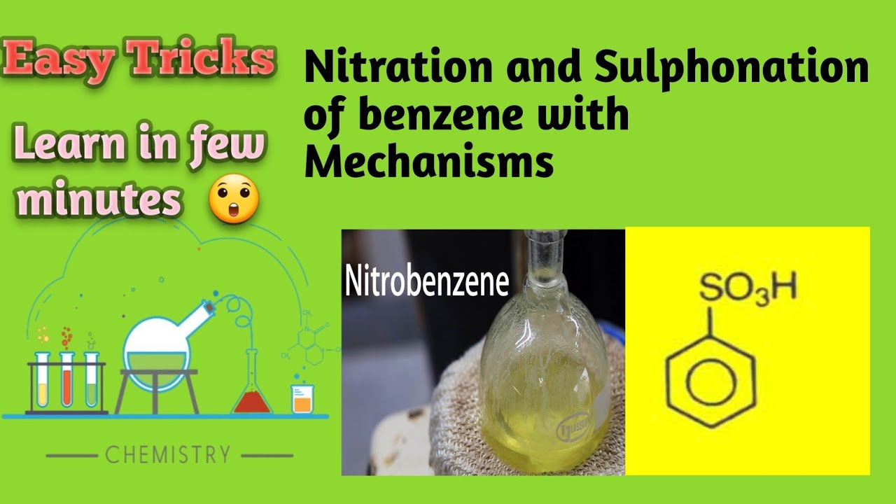 Nitration and Sulphonation of benzene|Chemistry|ch 9|Class12 - YouTube