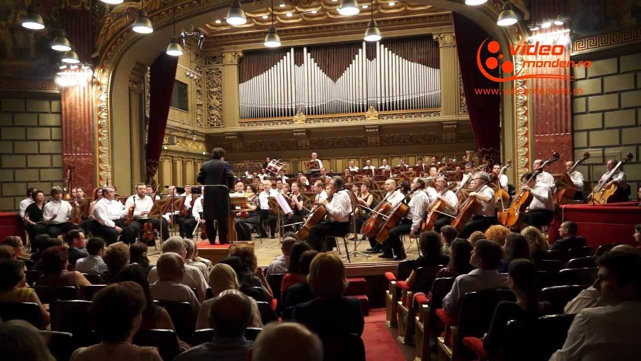 Concert simfonic Ateneul Roman -dirijor- Enrique Garcia Asensio - YouTube