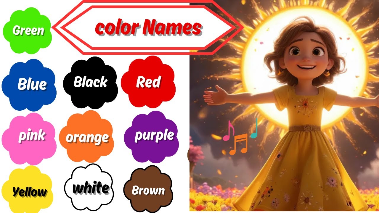 Colors Name | Learn Colors | Color For Kids | Colors Song | Song For ...